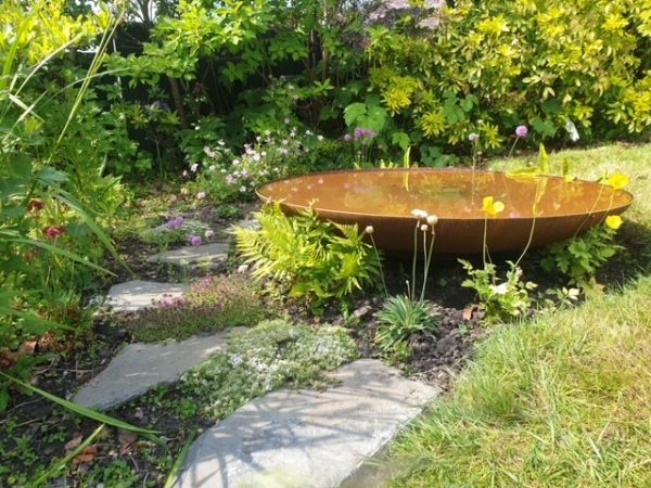 Corten Steel Water Bowl · 60cm, 80cm, 120cm · Buy Metal Online