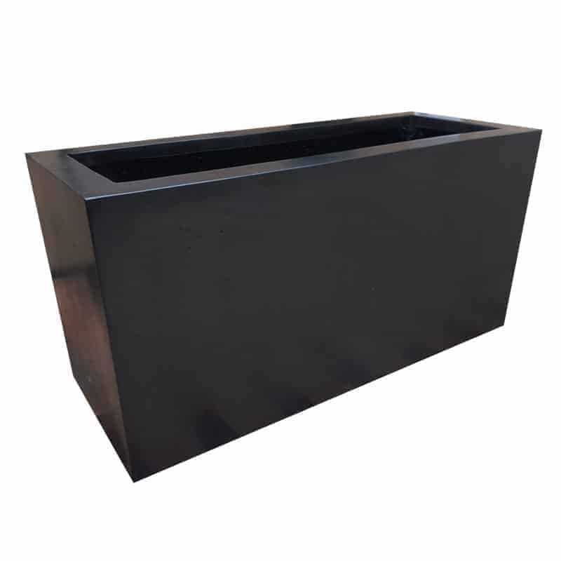 Black Trough | Polystone Planter • Buy Metal Online