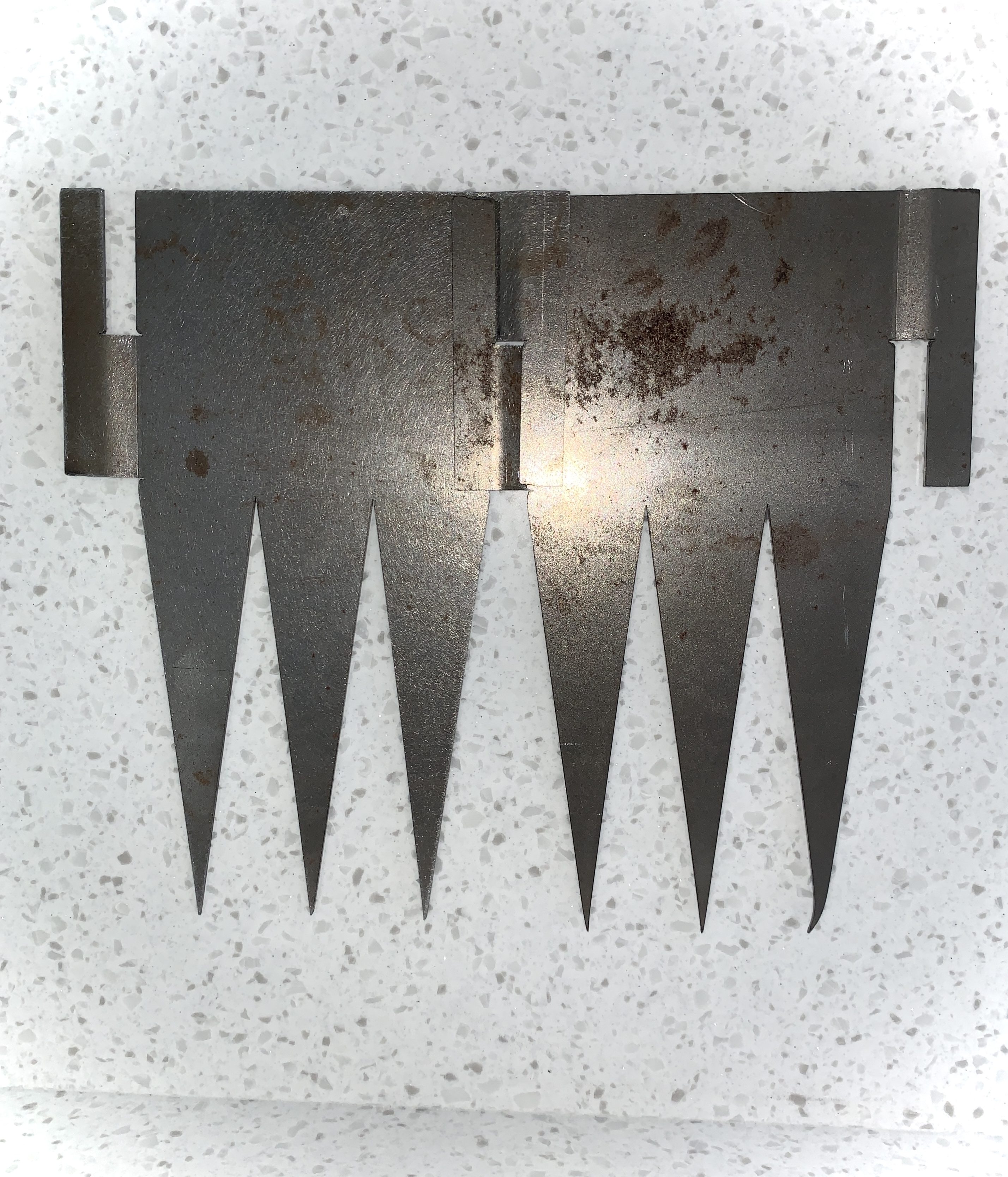 Interlocking Shark Tooth CorTen Steel Edging · Buy Metal Online