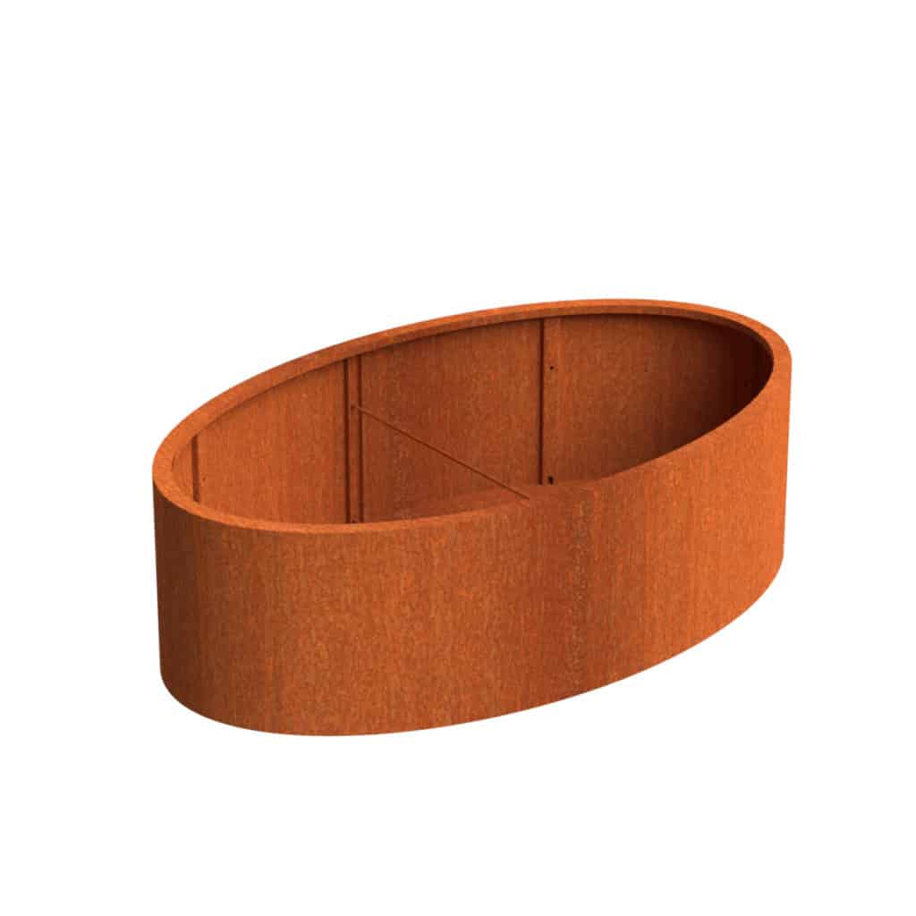 Corten Steel Ellipse Planter • Buy Metal Online